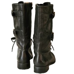 Enzo Angiolini | Shoes | Enzo Angiolini Black Combat Moto Boots | Poshmark